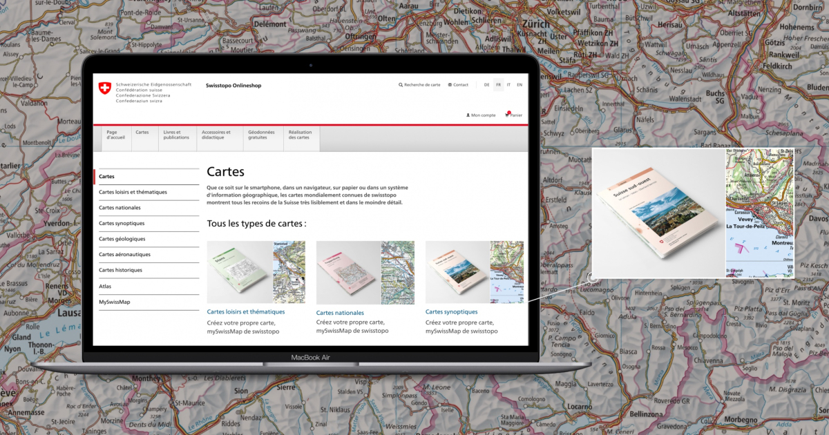 Swisstopo eCommerce | Splash Awards Switzerland 2025